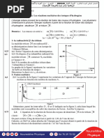 Correction Examen National de Physique Chimie SM 2025 SN-1 | PDF