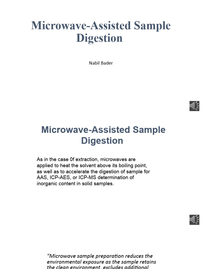 Microwave-Assisted Sample Digestion -Sample preperation -4 | PDF | Solvent | Heat