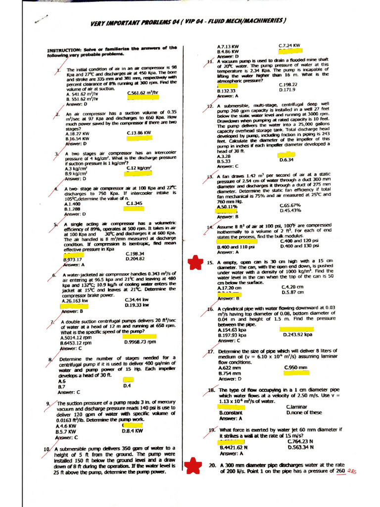 Vip 04 Fluid Mechanics and Machineries | PDF