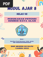 Kls 8 MODUL AJAR PEMANFAATAN SUMBER DAYA ALAM KELAS VIII | PDF