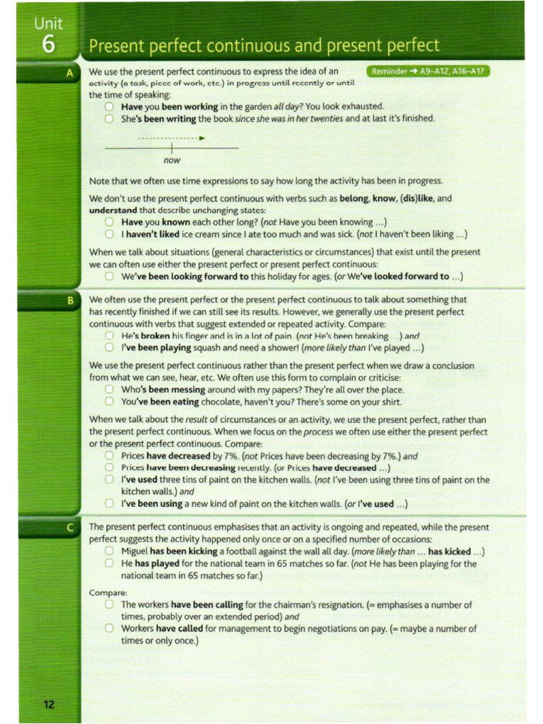 7 - Present Perfect Cont - Present Perfect Simple | PDF