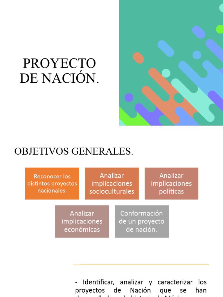 Clase Proyecto de Nación | PDF | Nación | Nacionalismo