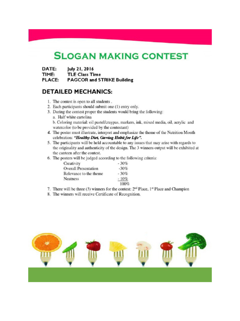 Poster Making Contest Mechanics | PDF