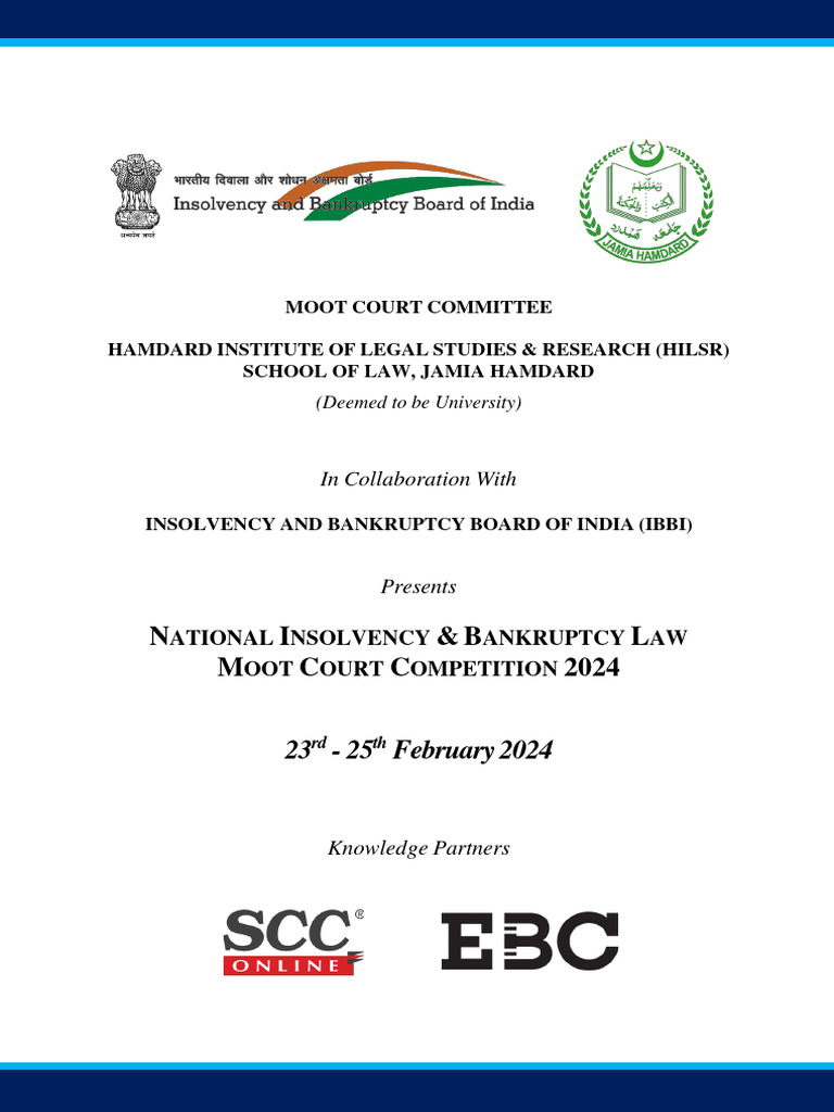 Brochure NIBMCC 2024 - Final-3 | PDF | Bankruptcy | Arbitration