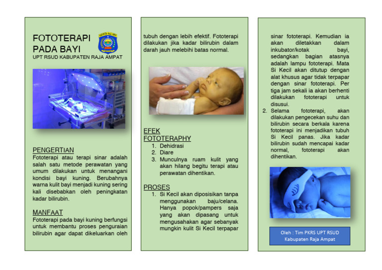 Leaflet Fototerapi | PDF | Kesehatan Holistik
