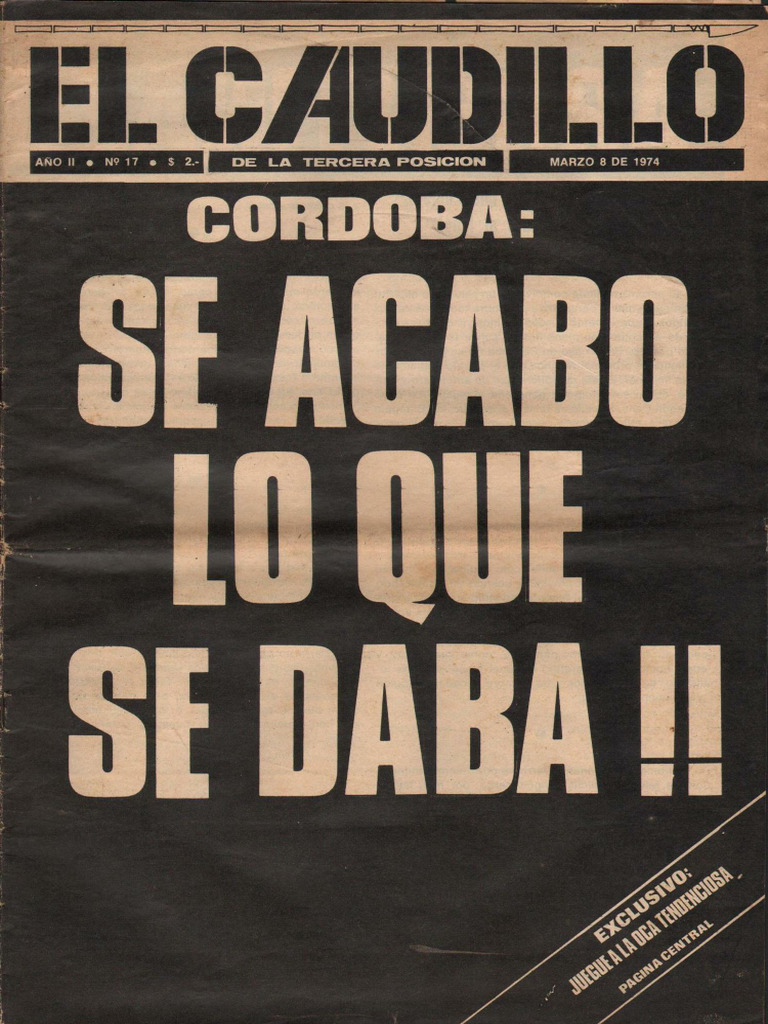 El Caudillo 17 | PDF