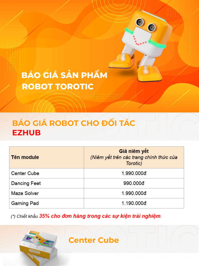 (EZHub x Torotic) Báo giá sản phẩm | PDF