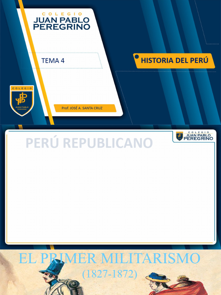 Primer Militarismo en el Perú (1827-1872) | PDF | América del Sur ...