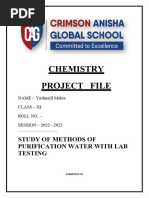 Chemistry Project Front Page Design | PDF
