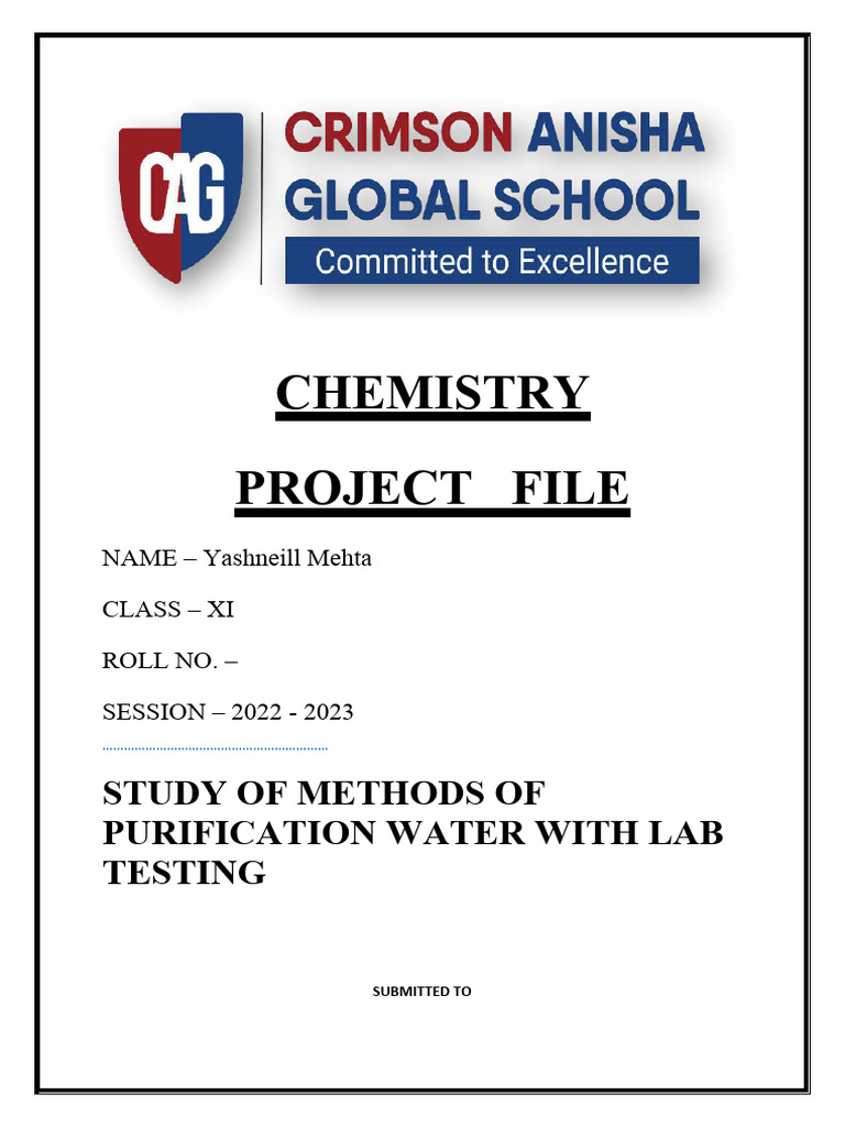 CHEMISTRY%20PROJECT | PDF