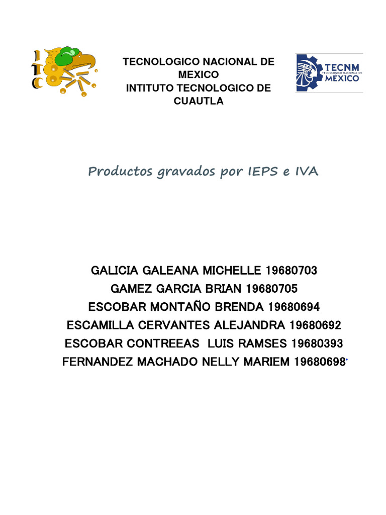 Ieps e Iva | PDF | Impuestos | Impuesto al valor agregado