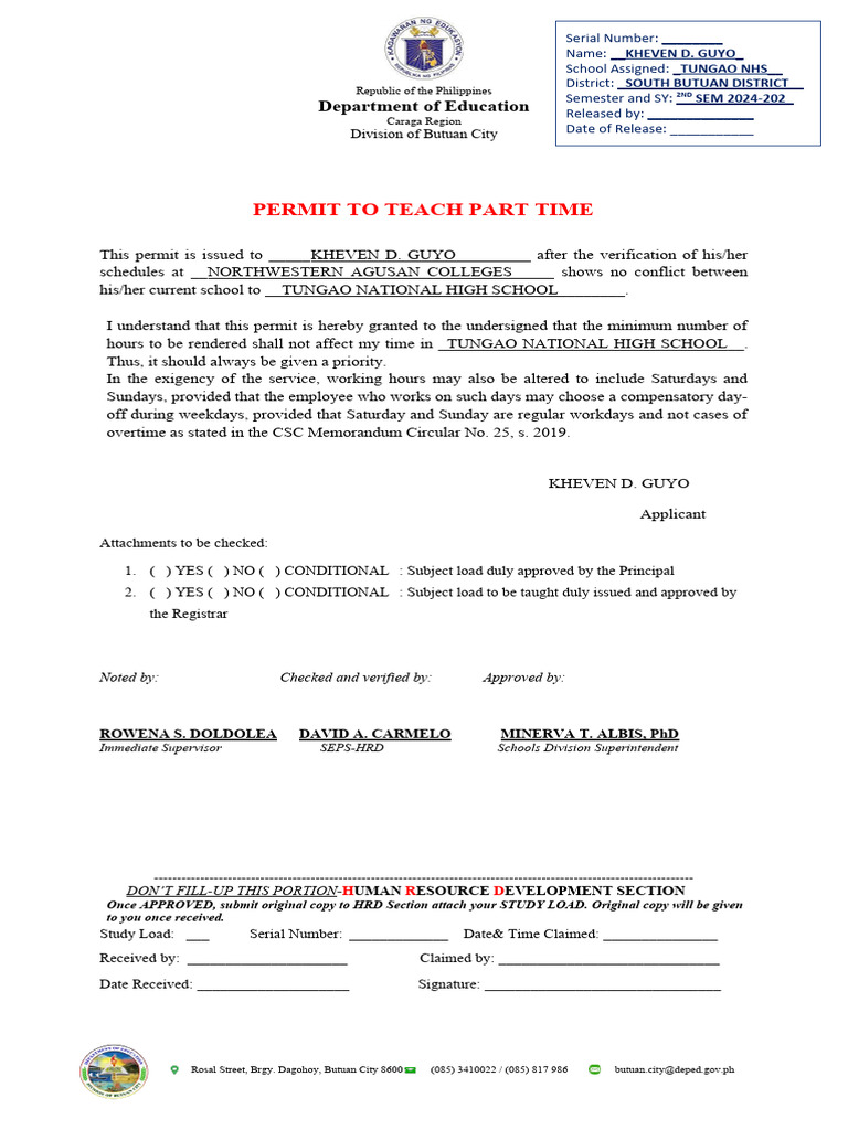 Permit To Teach - Latest Revision | PDF | Government