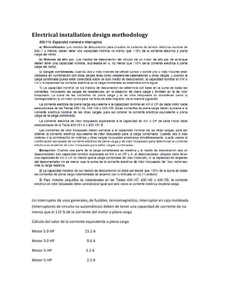 Electrical Installation Design Methodology | PDF | Fluorescent Lamp ...