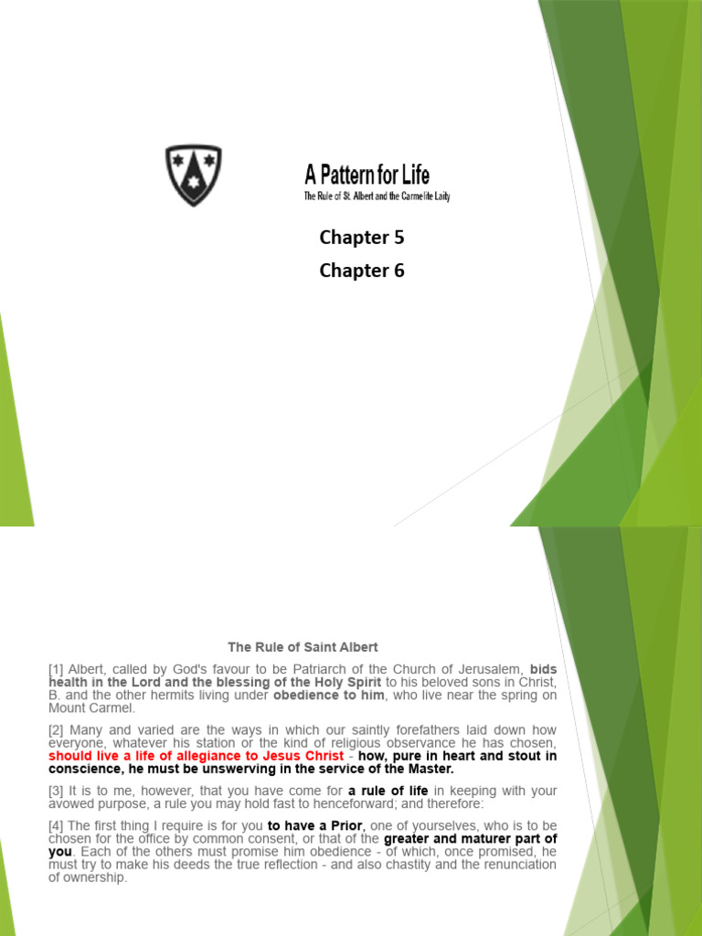 A Pattern For Life Chapter 5 6 | PDF