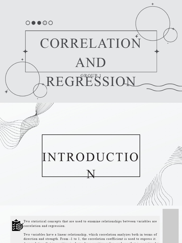 Correlation and Regration | PDF | Scatter Plot | Applied Mathematics