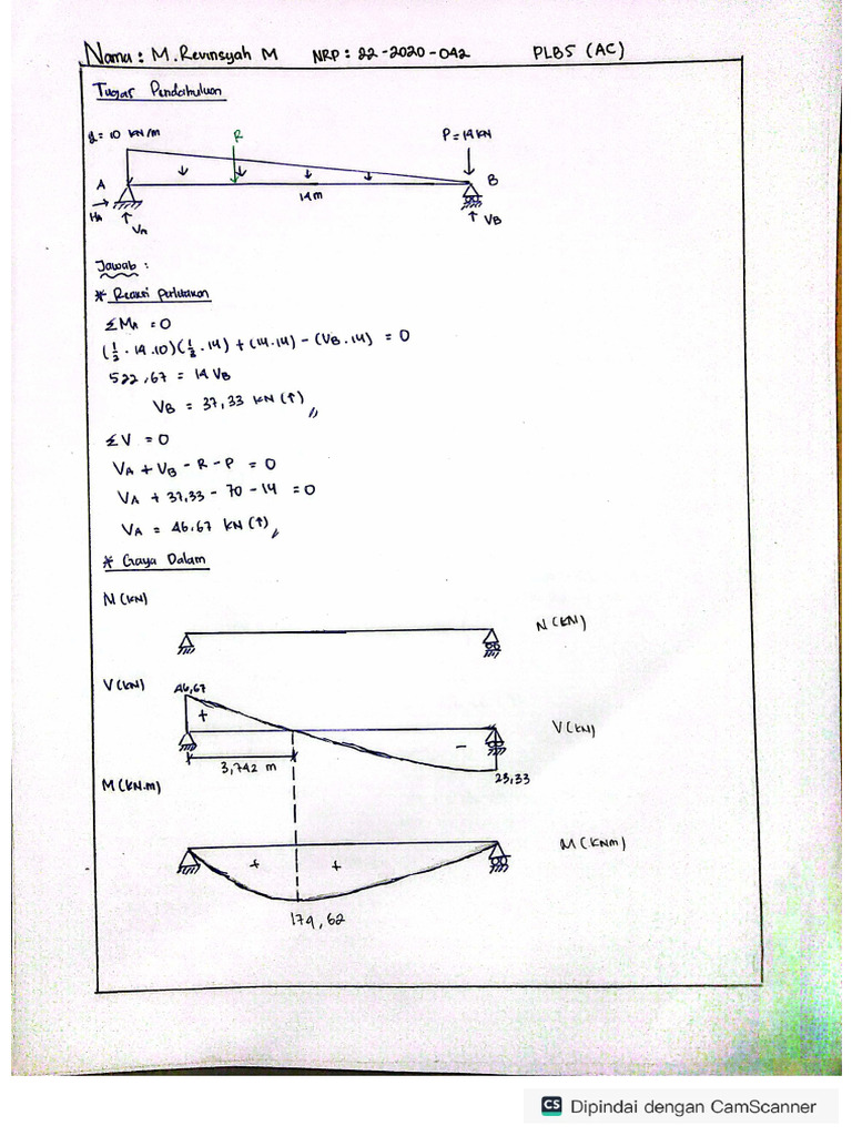 Tugas Pendahuluan PLBS - 222020042 - M.Revinsyah M | PDF