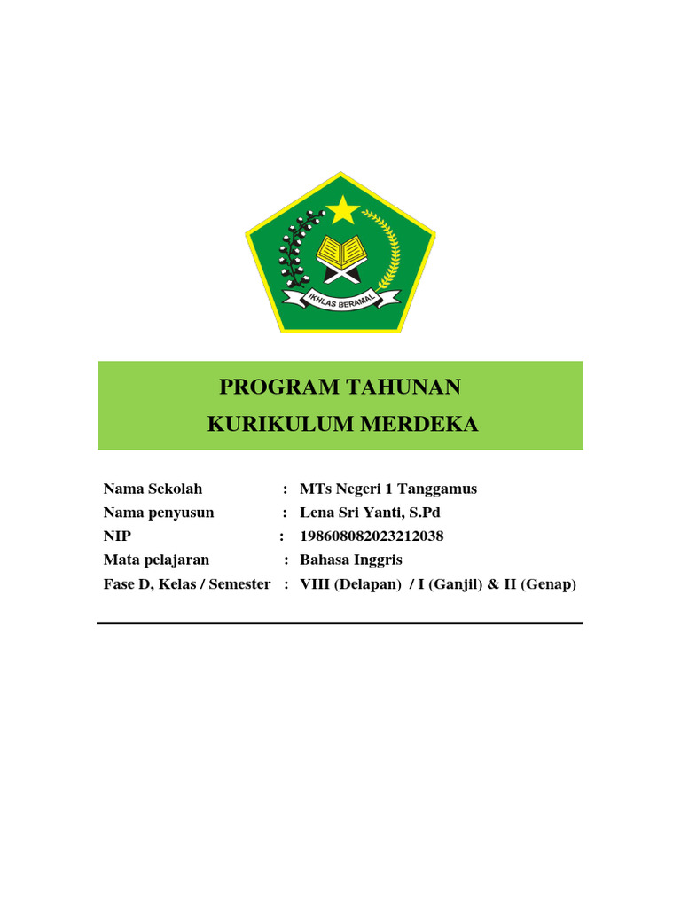 Prota Kurikulum Merdeka | PDF