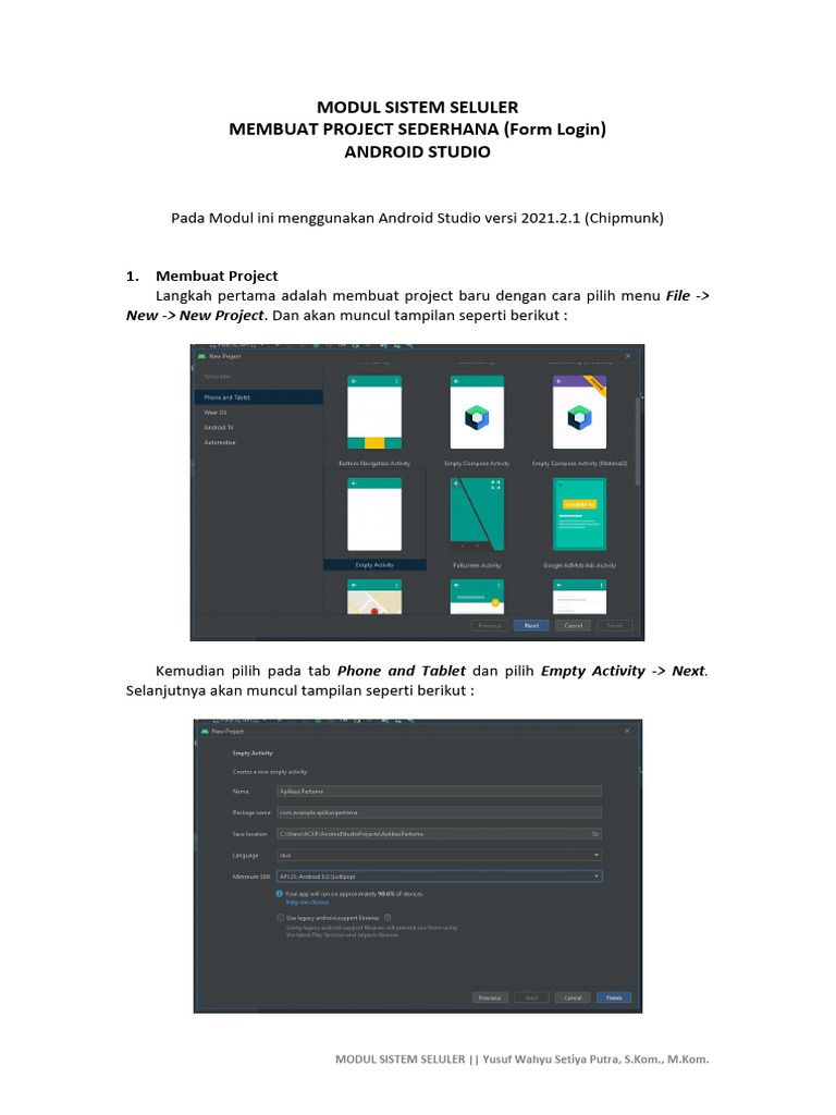 Modul Dasar Android Studio | PDF