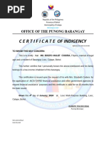 Brgy - Certification of Land Ownership | PDF