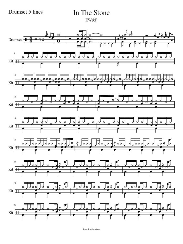 Drumset Patterns and Techniques Guide | PDF | Percussion Instruments