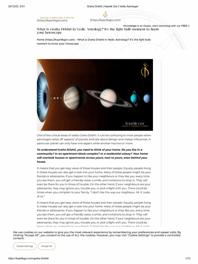 gRAHAS dRISHTI | PDF