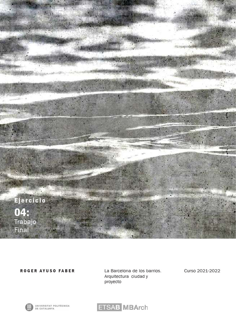 Roger Ayuso Faber Caminar Sobre Las Aguas | PDF | Barcelona | Barrio