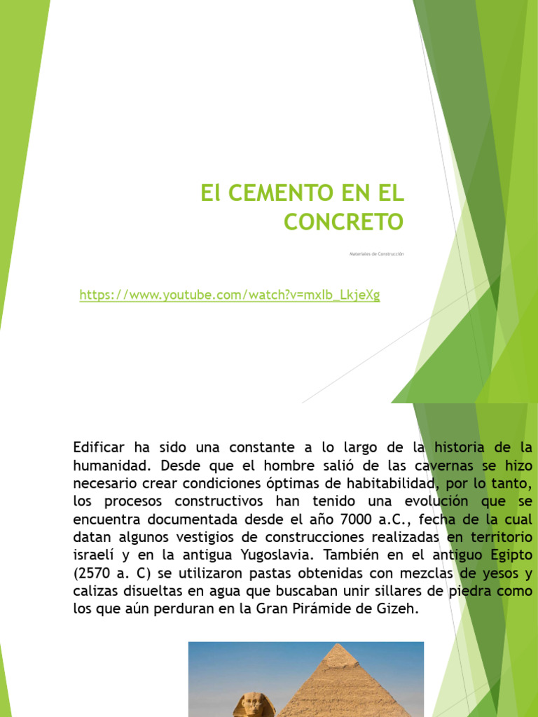 El Cemento | PDF | Cemento | Hormigón