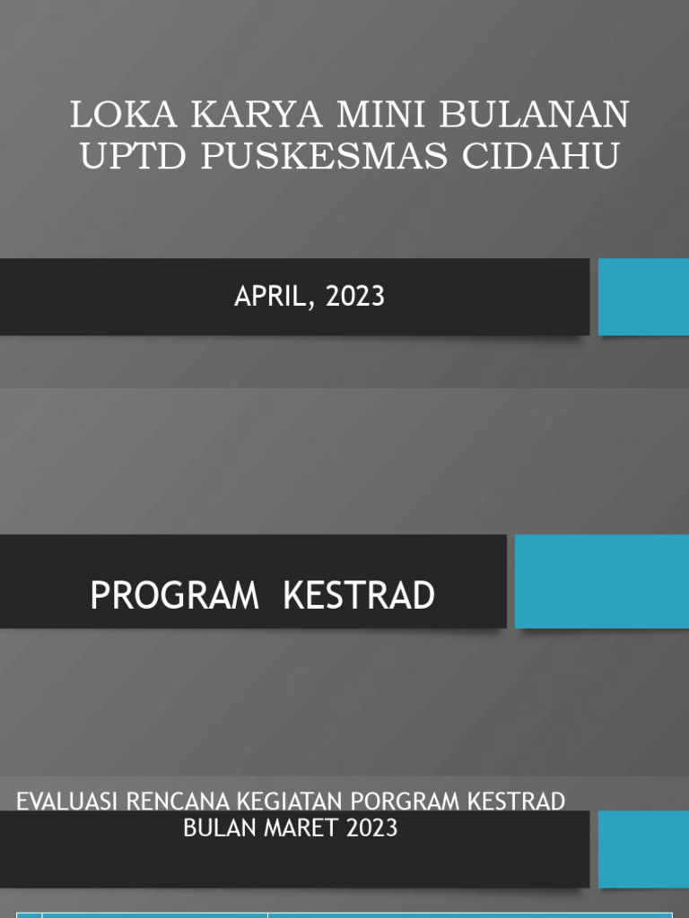 Lokbul Ukm Bulan April Kestrad | PDF