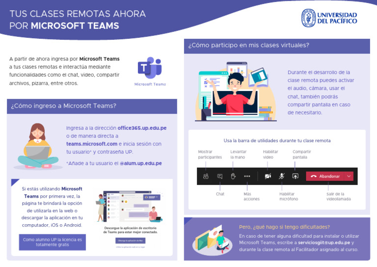 Alumnos 01 - Tus Clases Remotas en Microsoft Teams V1 | PDF