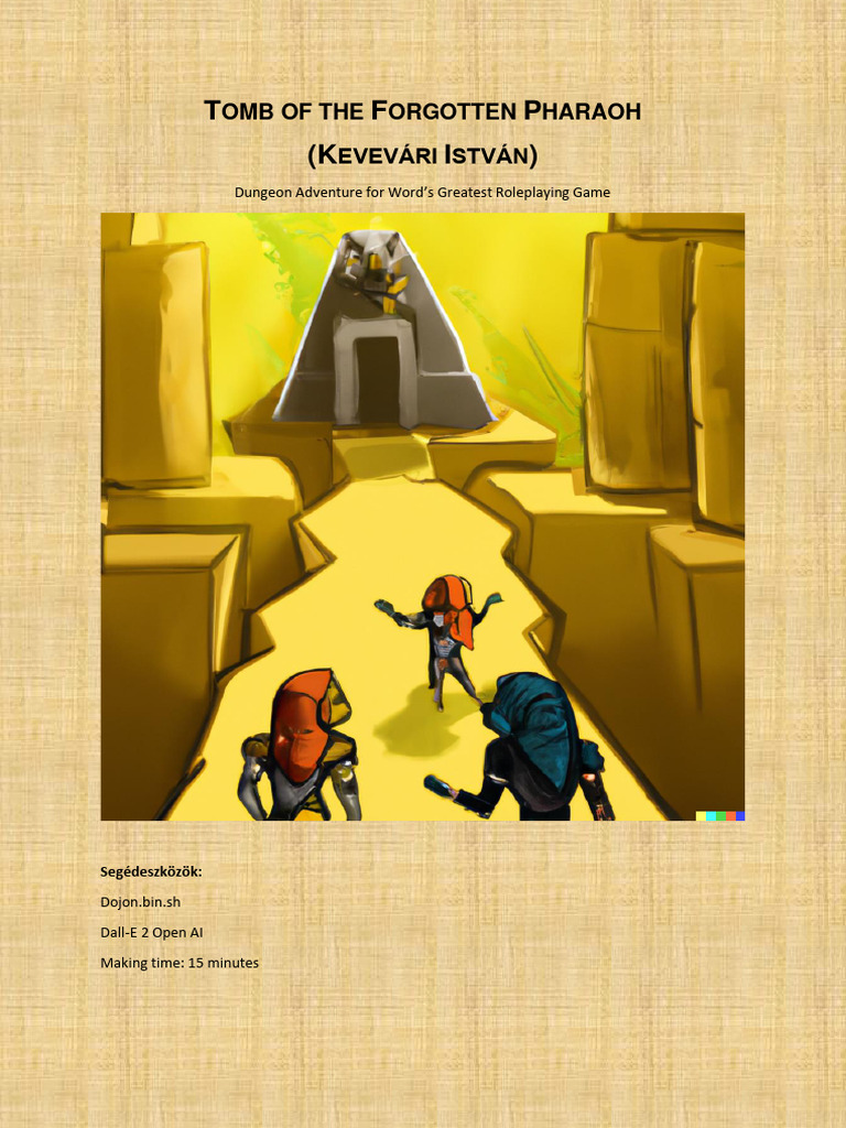 Tomb of The Forgotten Pharaoh 1 | PDF
