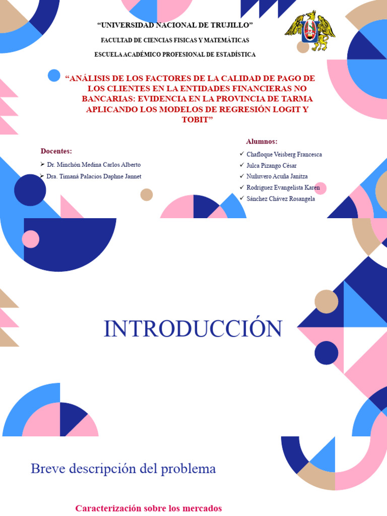 Tif - Unidad Ii - Modelo Logit y Tobit | PDF | Regresión logística