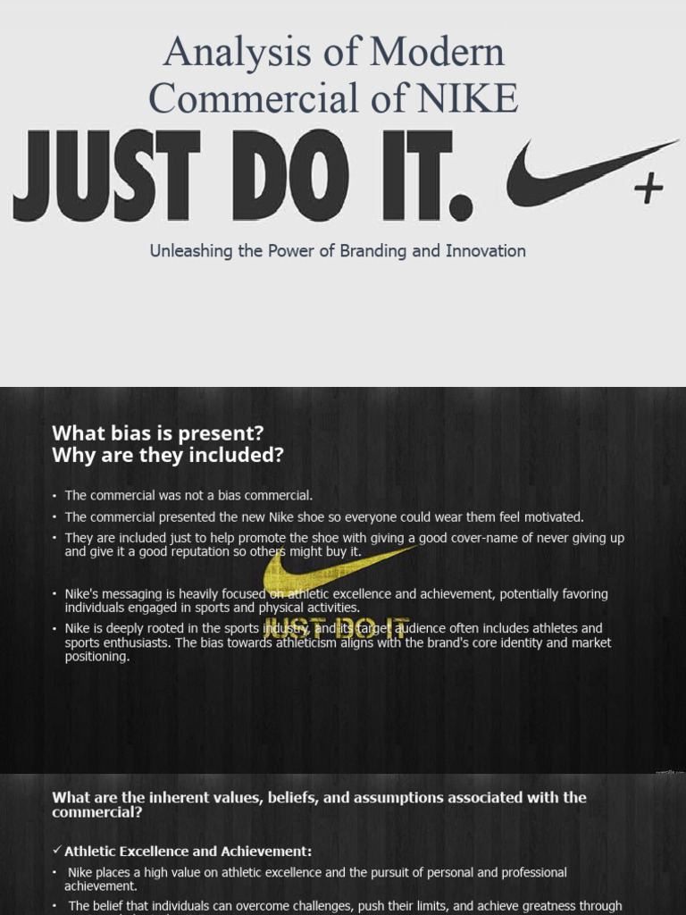 Analysis of Modern Commercial of NIKE | PDF | Brand | Nike