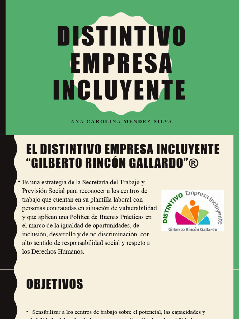 Distintivo Empresa Incluyente | PDF | Inclusión (Educación) | Igualdad ...