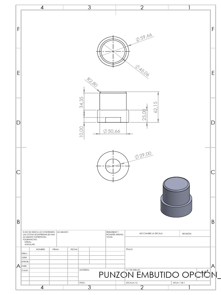 Punzon Embutido Opción - 1 | PDF