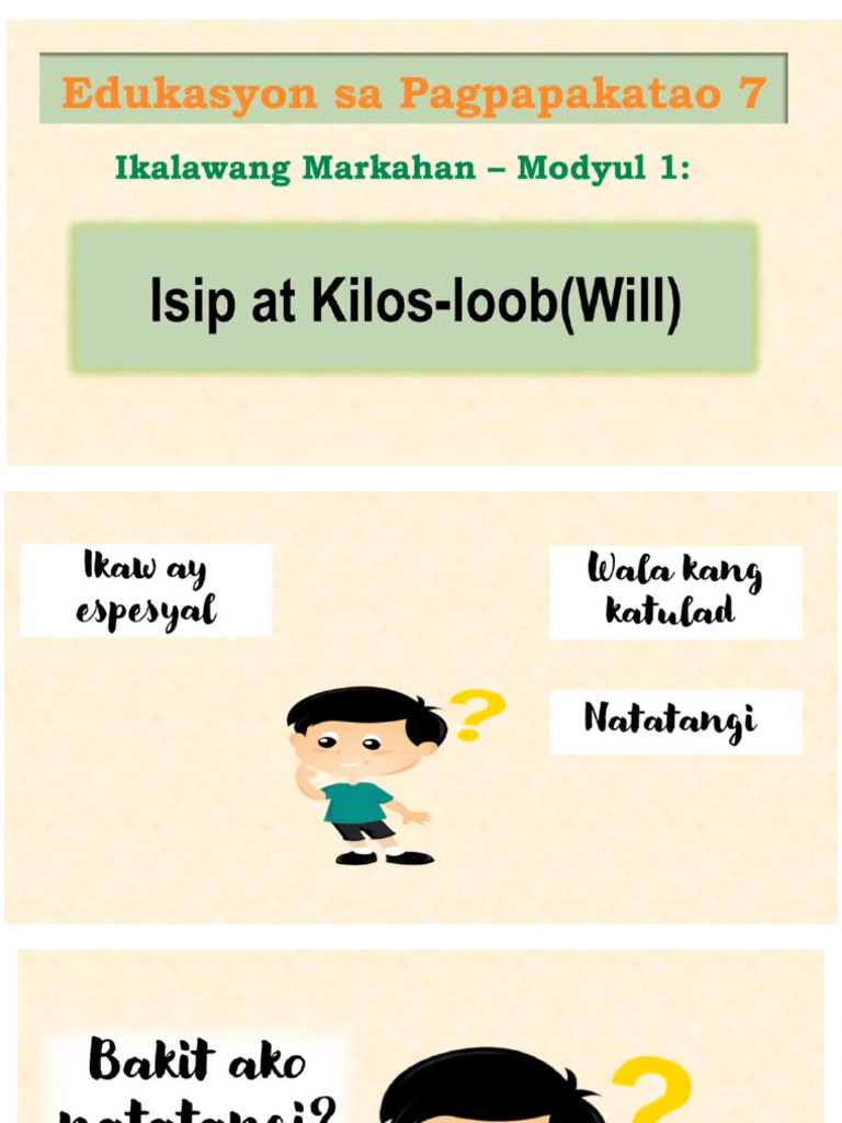Isip Puso Atkilos Loob | PDF