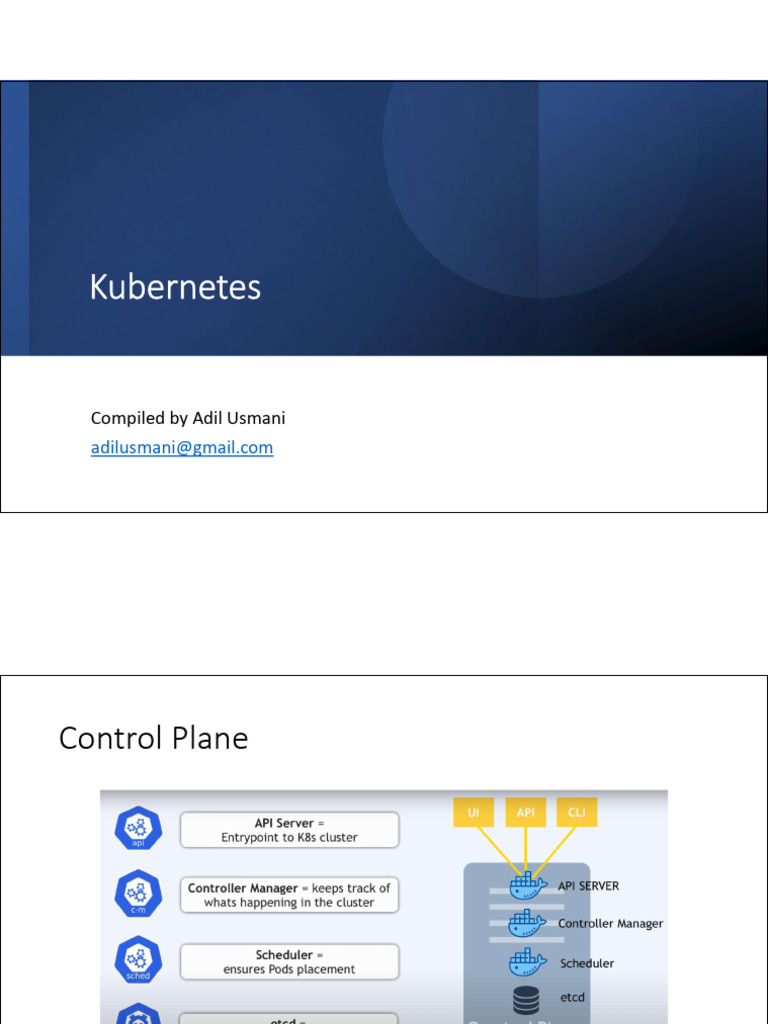 Kubernetes Summary | PDF