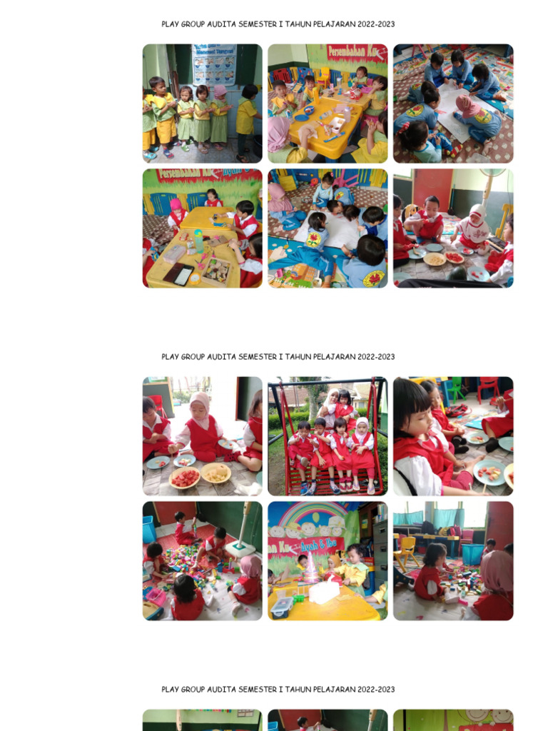 Edited Kolase Foto PAUD Audita | PDF | Griya & Taman