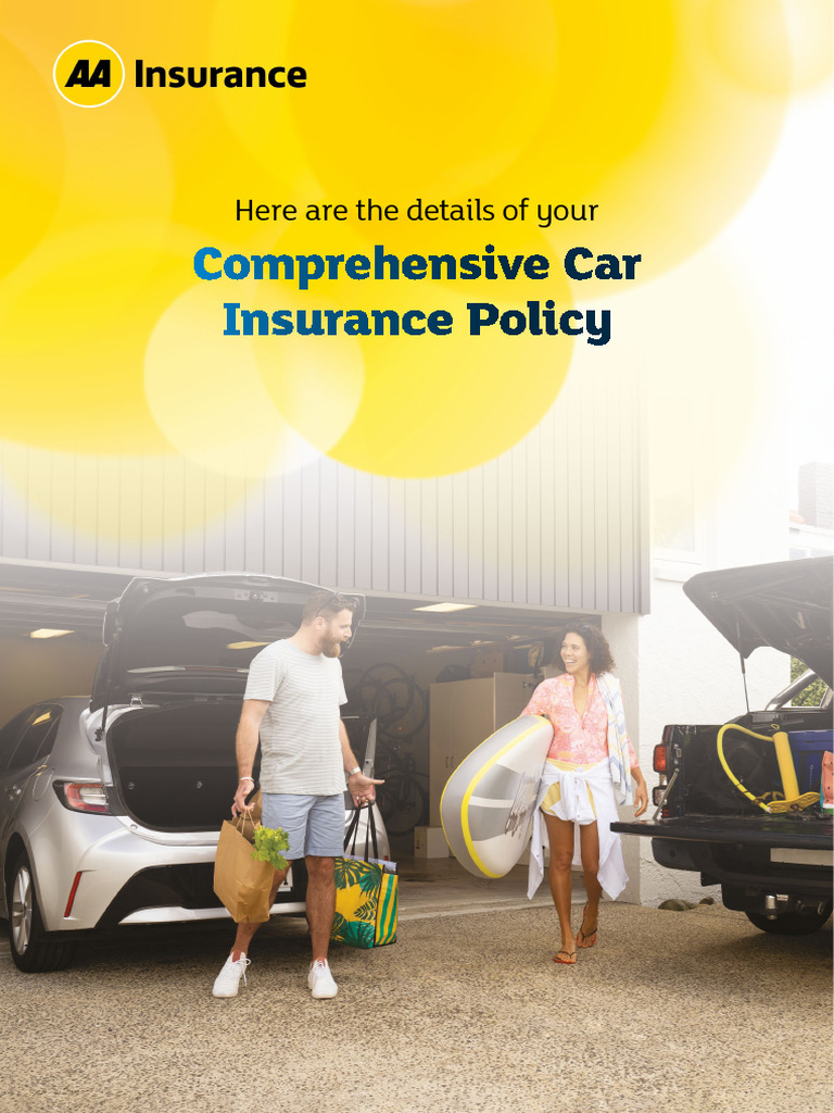 AAI Comprehensive Car Insurance Policy | PDF | Insurance | Trailer ...