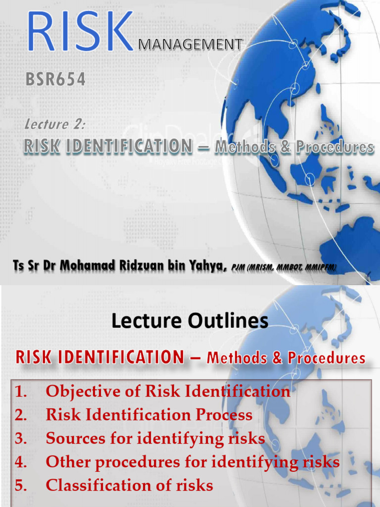 Lecture 2 Risk Identification | PDF