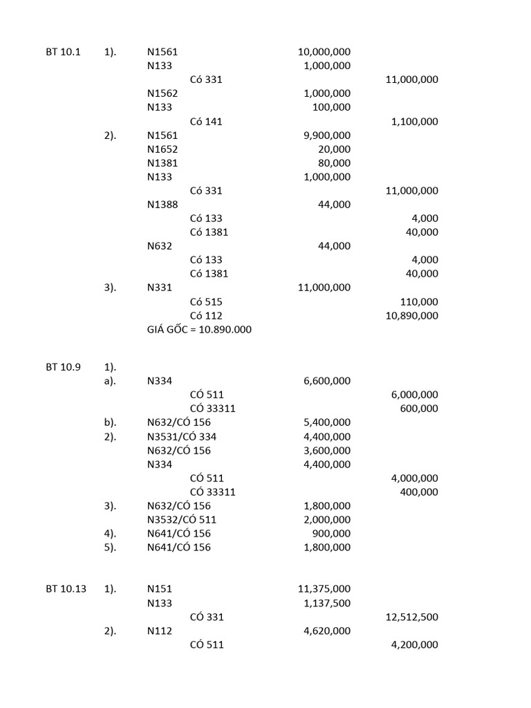 BT - KTTC 2 (10 - 11 - 12) - Final | PDF