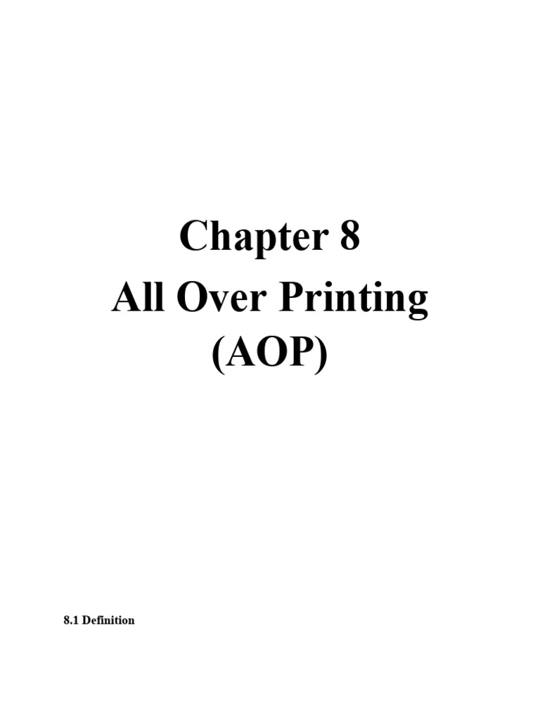 All-Over Printing Process Guide | PDF | Textiles | T Shirt