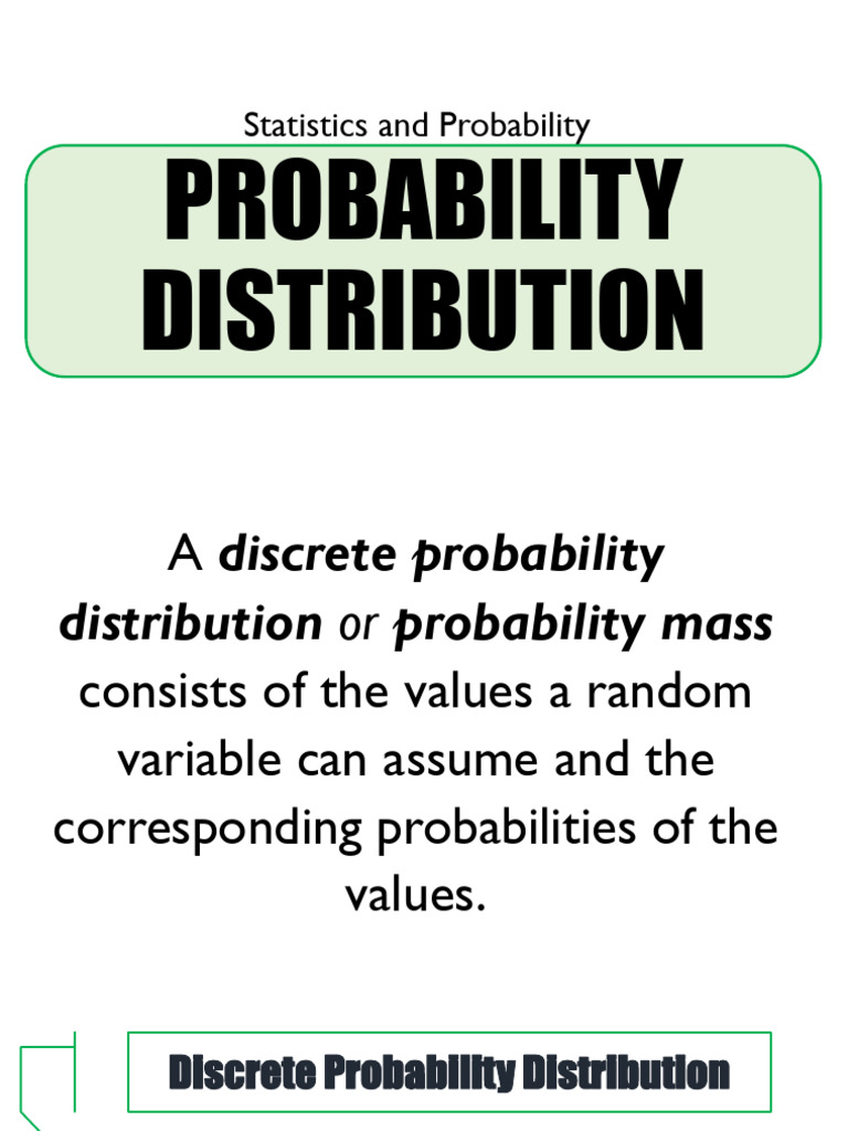 Probability Distribution | PDF