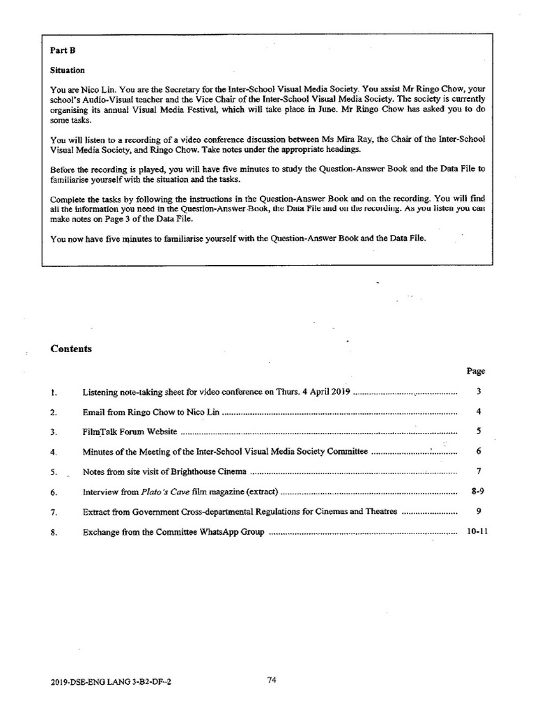 Paper 3 - Part B2 Data File | PDF