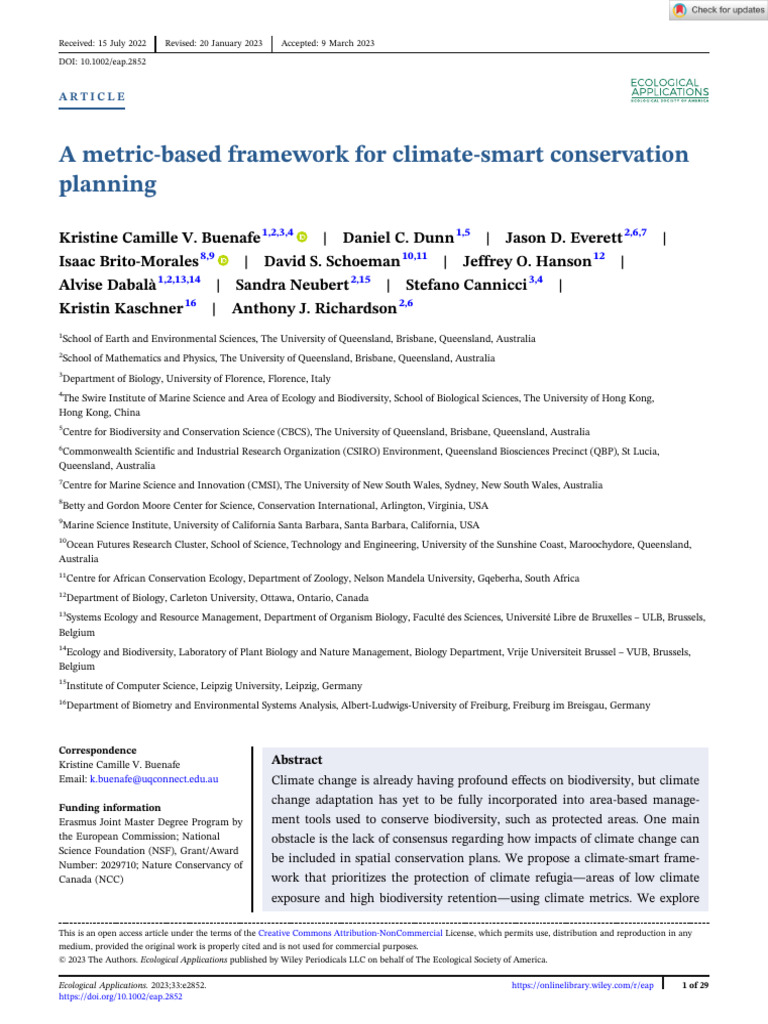 Buenafeetal 2023 | PDF | Climate | Earth Sciences