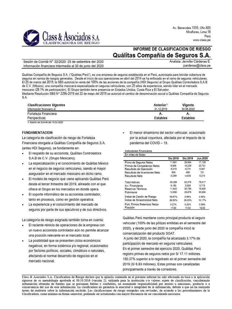 Qualitas Seguros | PDF | Reaseguro | Seguro