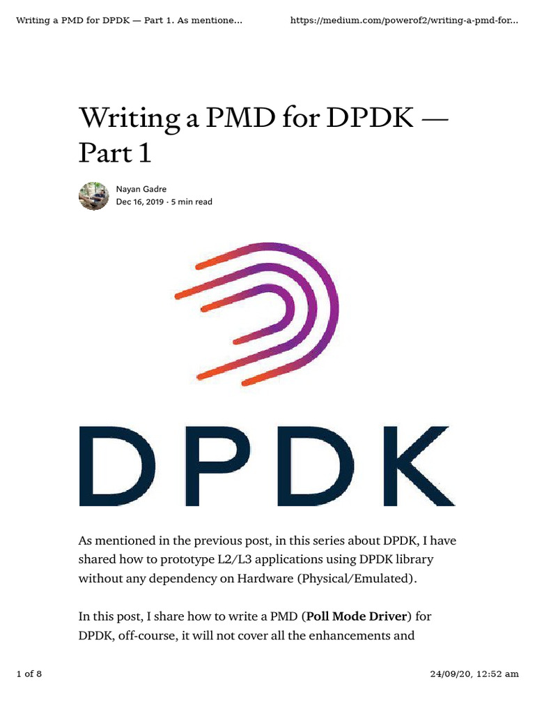 Realtek DPDK PMD | PDF | Device Driver | Operating System Technology