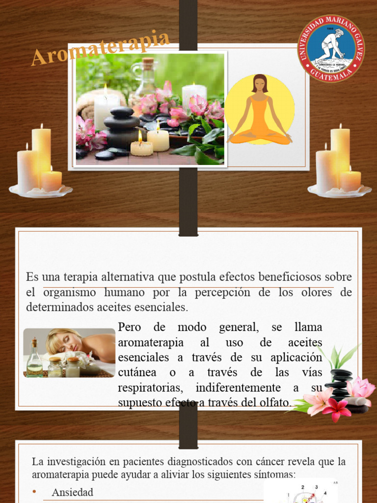 AROMATERAPIA | PDF | Aromaterapia | Masaje