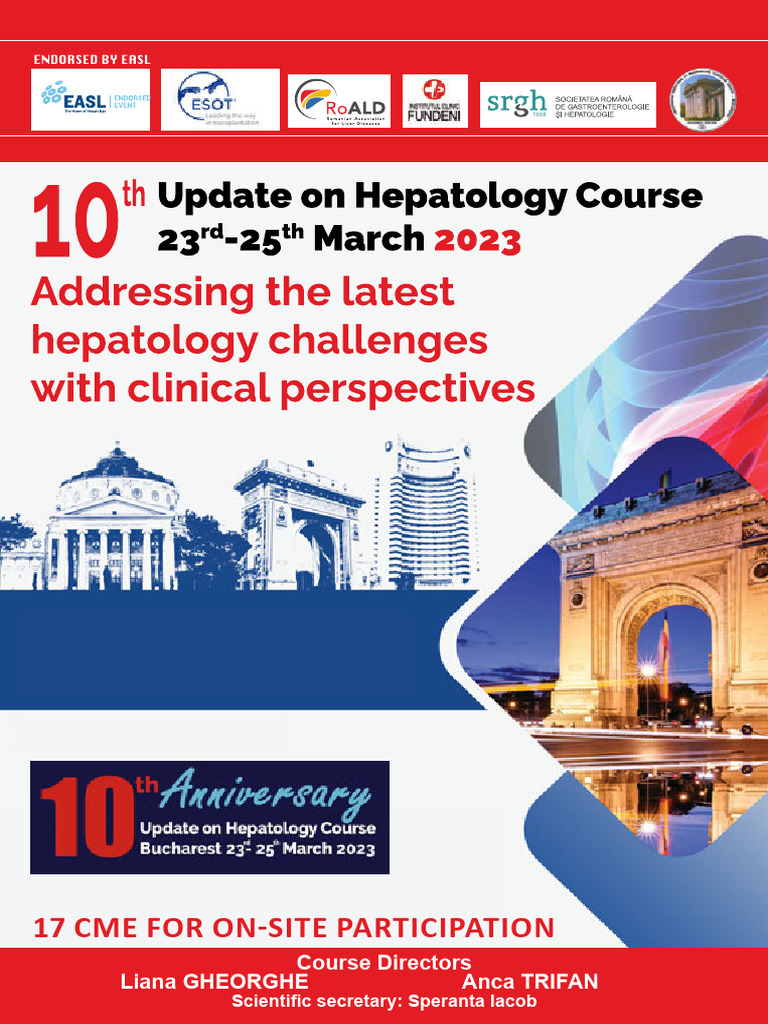 Program Hepato 24 03 2023 | PDF | Cirrhosis | Hepatitis