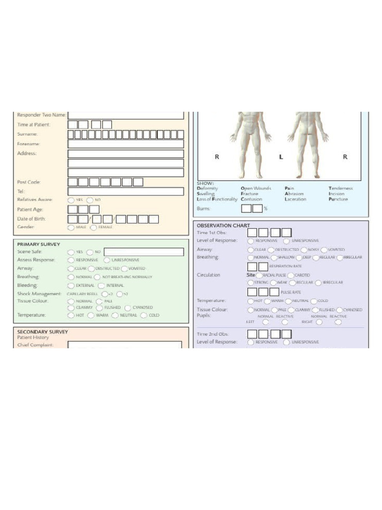 First Aid Form | PDF