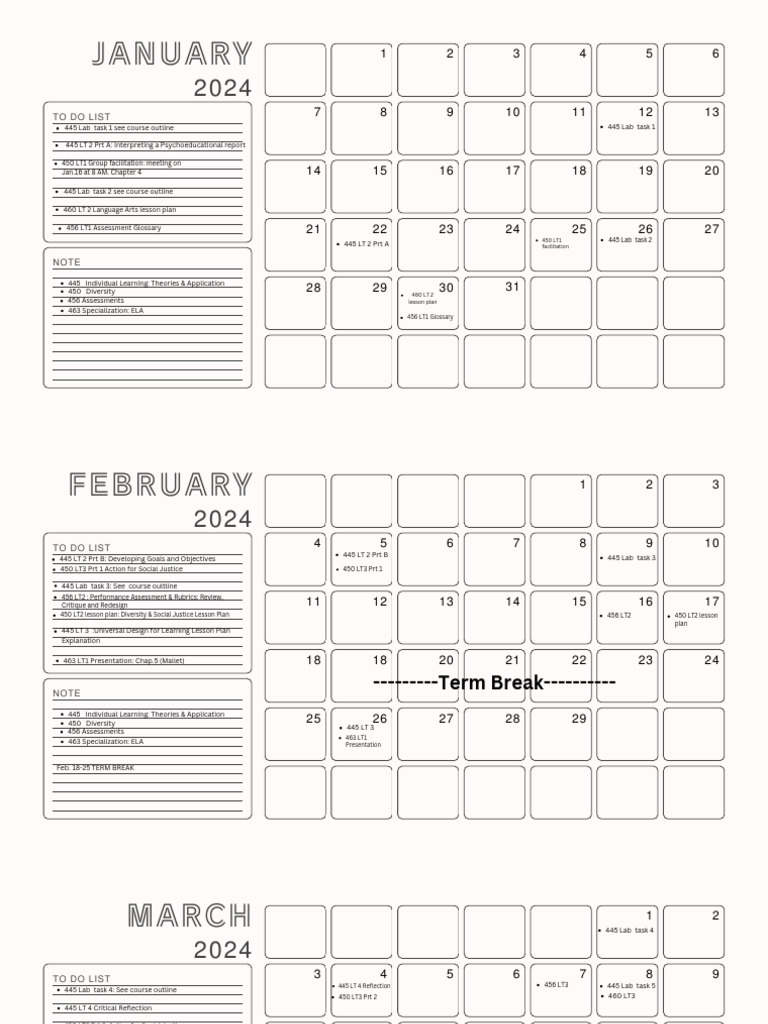 Calendar Planner | Download Free PDF | Behavior Modification ...